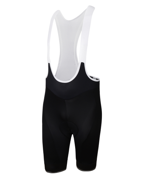 Mens Black Premium Padded Cycling Bib Shorts 02 with Compression Fabric ...