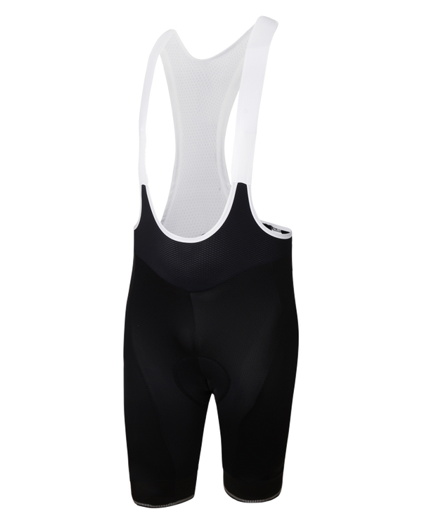 Mens Black Premium Padded Cycling Bib Shorts 02 with Compression Fabric ...